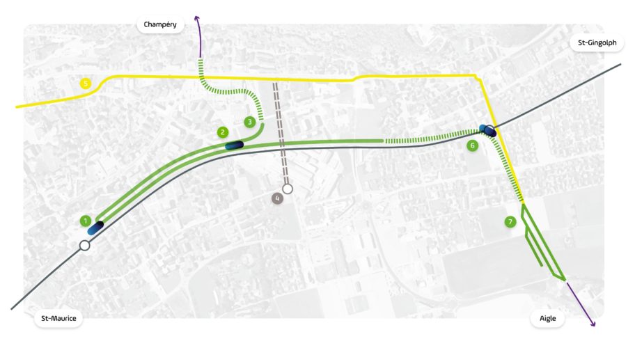 Le projet en un clin d'oeil - AOMC 2030: sécurisation du tracé de l'AOMC